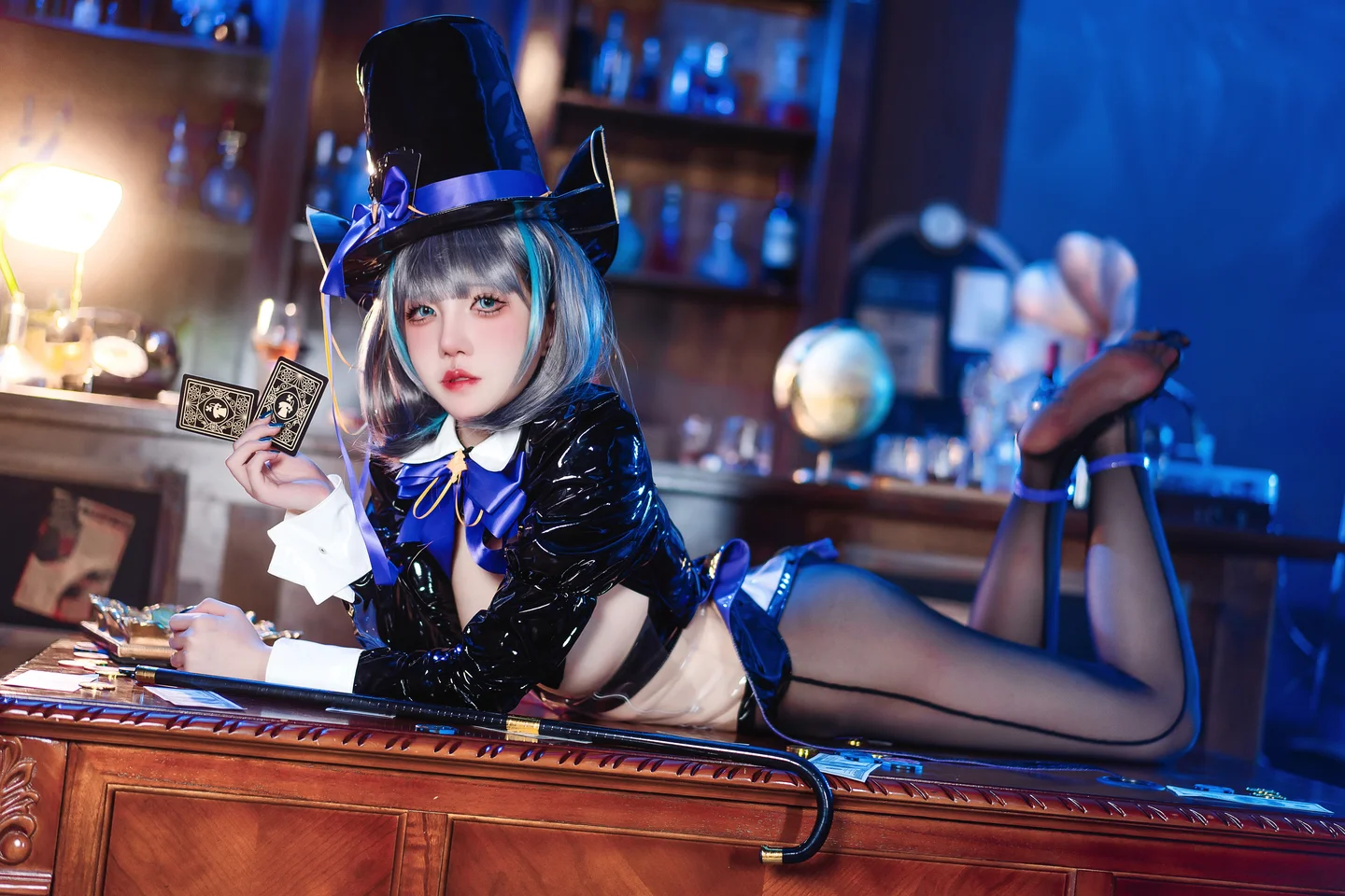 阿薰kaOri - 碧蓝航线 柴郡 魔术师 [81P,13V-1.43GB] | 91绅士 | 超清写真集 | 91shenshi